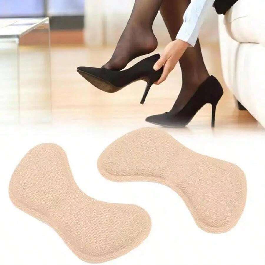 5pairs Soft Heel Stickers, Self-Adhesive Anti-Wear Heel Pads, Foot Heel ...