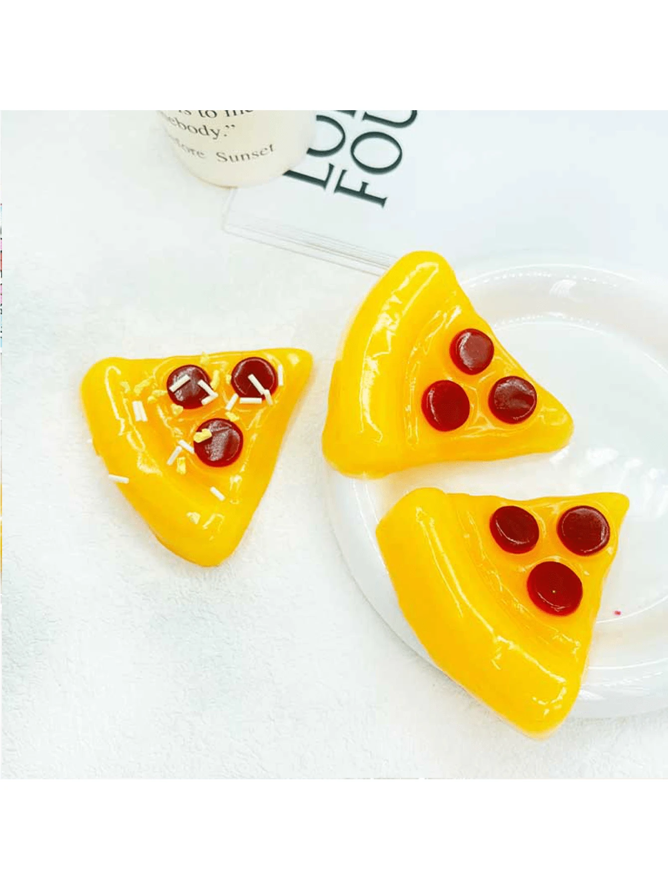 Pizza Squishy Toy, Realistic Simulation Food Squeeze Stress Relief Anti ...