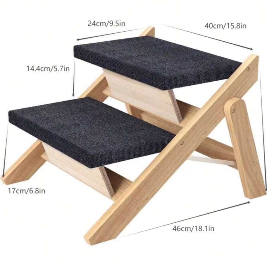 Pet Dog Staircase Dog Ladder Adjustable Slope Dog Ladder Foldable ...