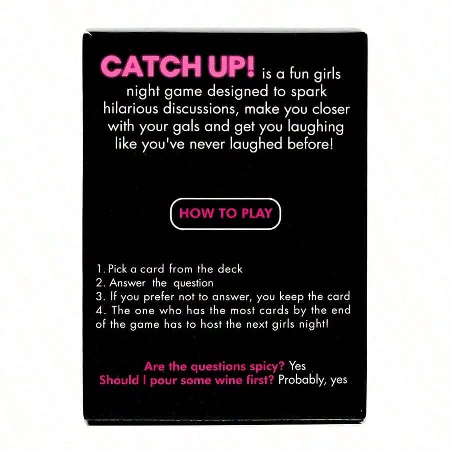 Card Game Board Game, Party Game For Friends And Family Catch Up Girls ...