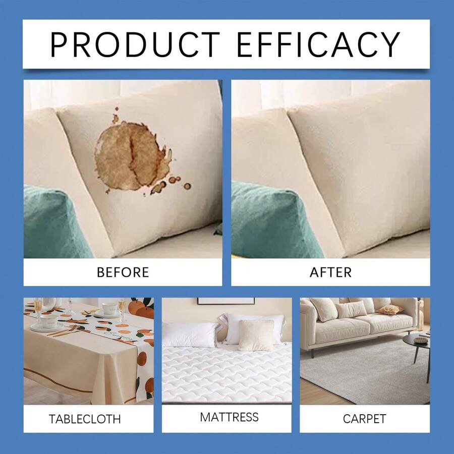 1PC100ml Sofa Foam Cleaner, Clothes And Household Cleaning Detergent, For Removing Stains, Dry ...