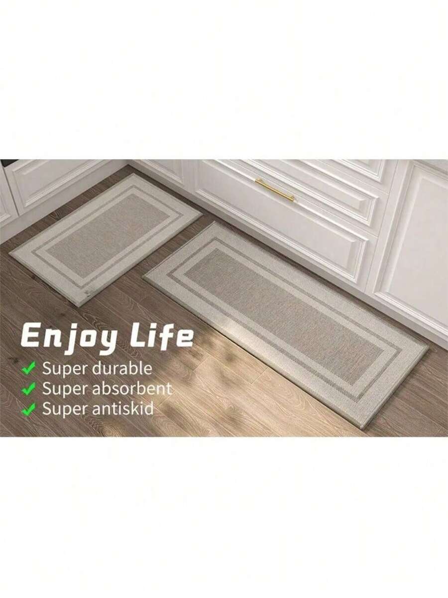 Thick Kitchen Mats Super Dry Clean Soft Carpets For Entrance Door Floor ...