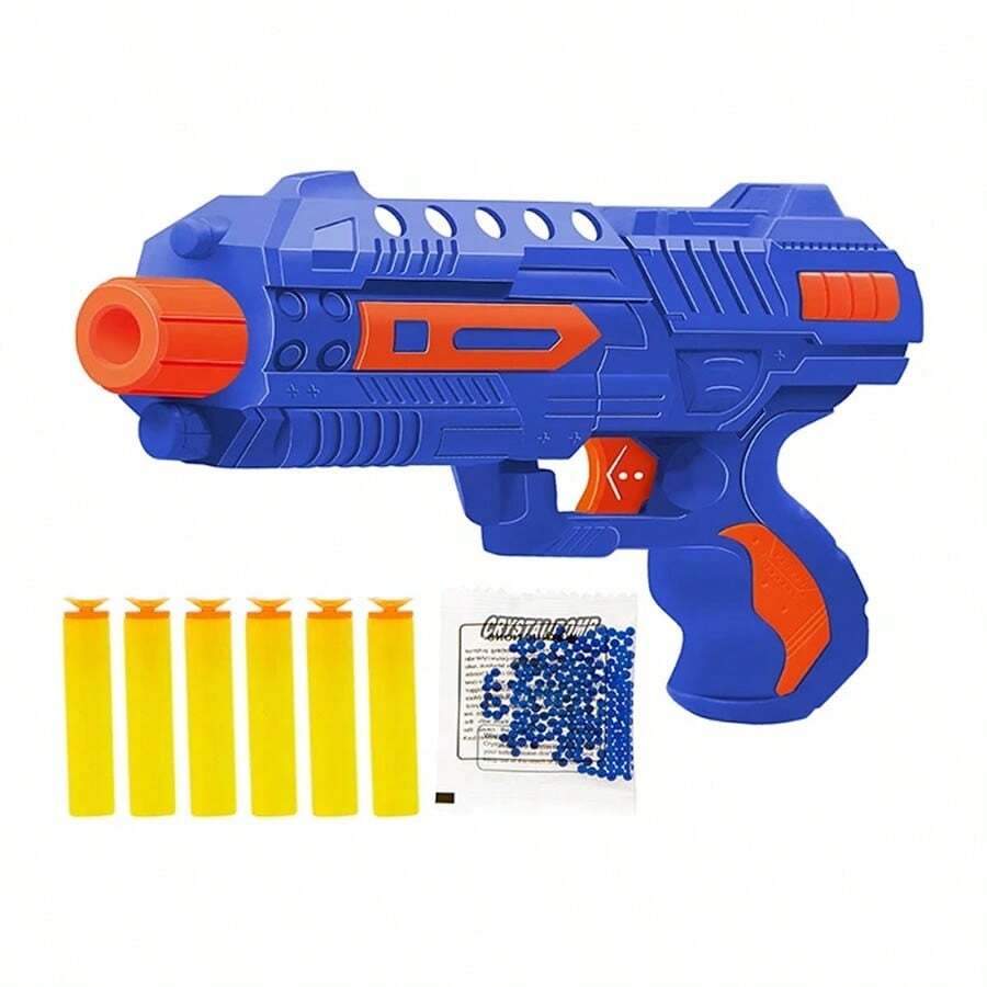 2 In 1 Dart Launcher Foam Darts Gun Gel Ball Target Shooting Toy Dart Z ...