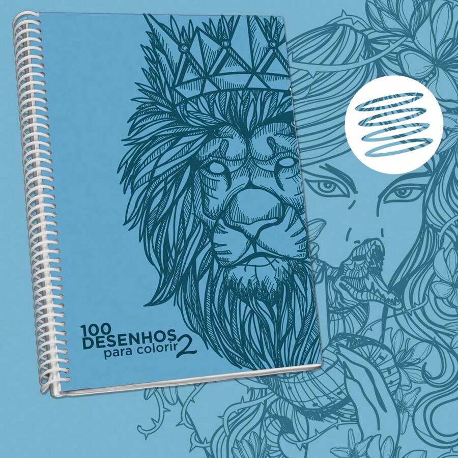 Book 100 Coloring Pages For Adults 2 Hardcover 18x25cm Spiral ...