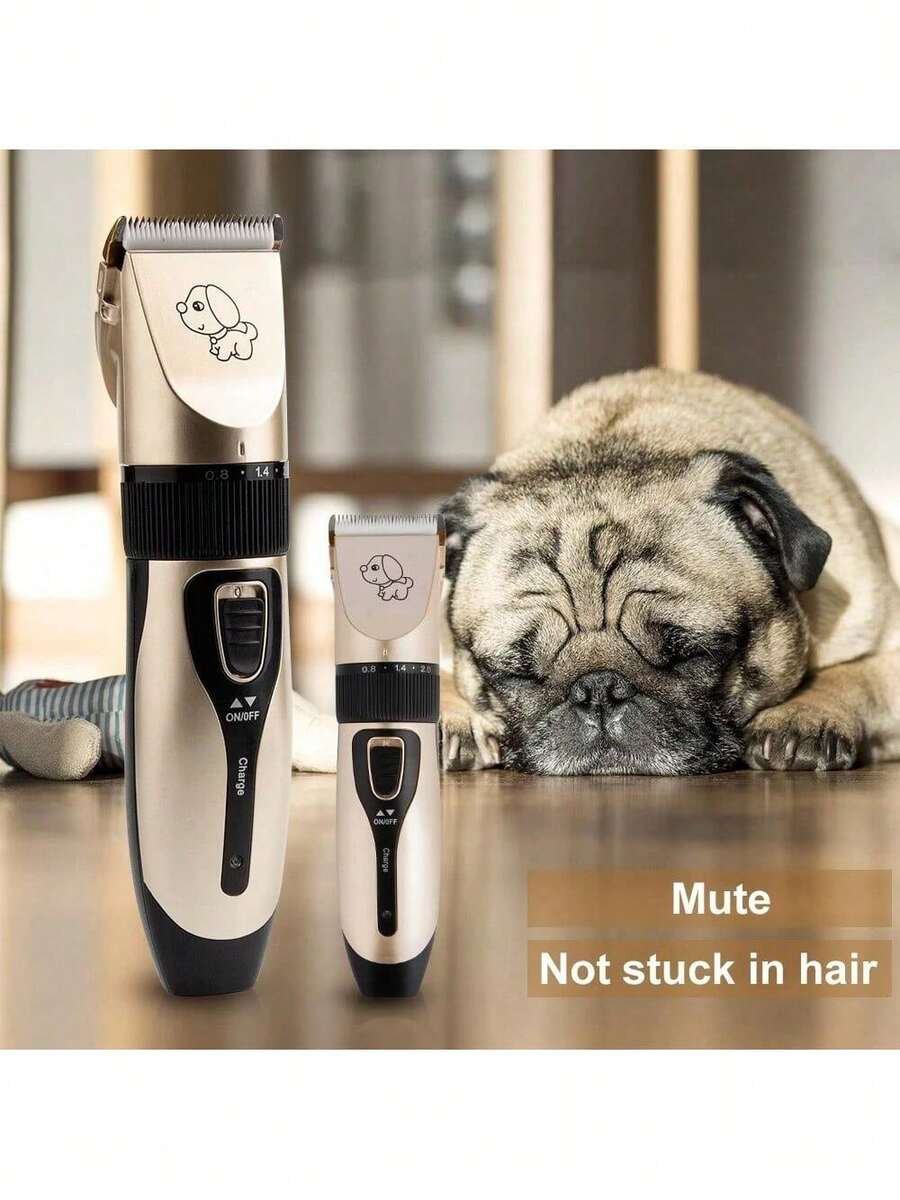Charging Electric Scissors Pet Hair Trimmer Animals Grooming Clippers ...