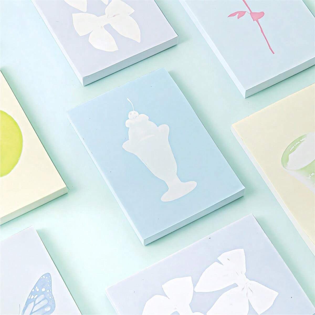 Ultra White Kraft Paper Memo Pad, Aesthetics For Daily Life, Students ...