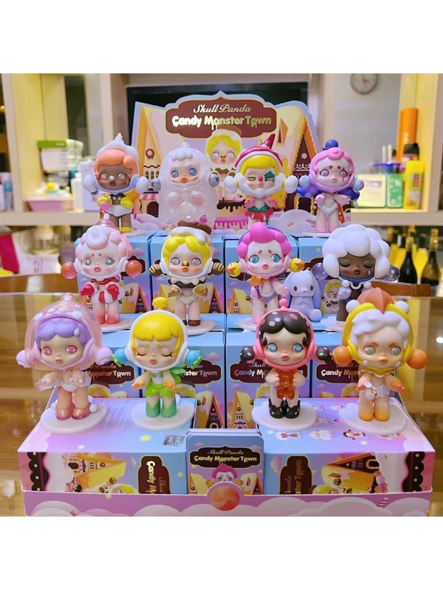 Blind Box SKULLPANDA Candy Town Series SP4 Generation Blind Box Gift ...