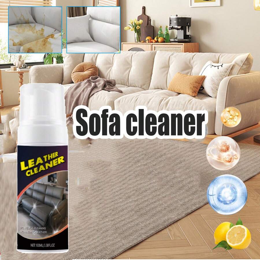 1PC100ml Sofa Foam Cleaner, Clothes And Household Cleaning Detergent, For Removing Stains, Dry ...