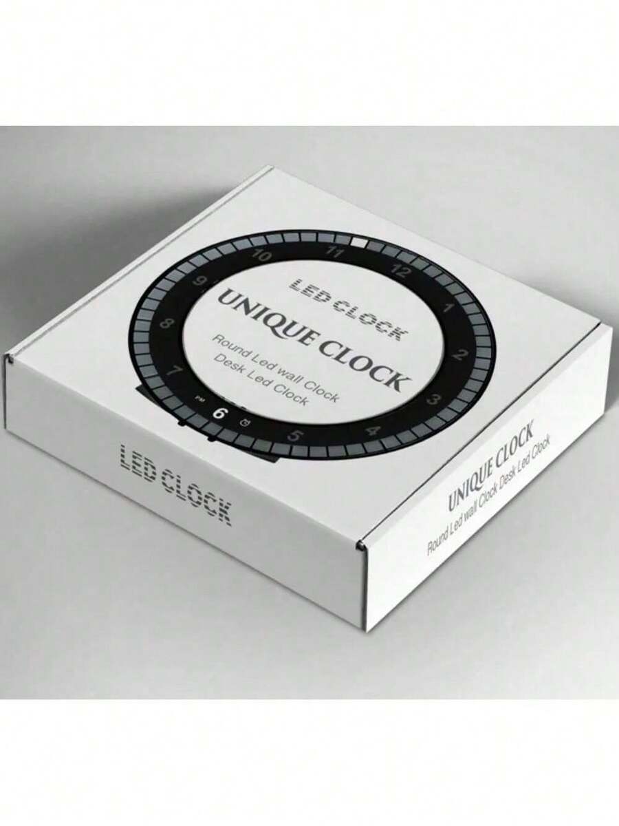 Digital Wall Clock Dual-Use Dimming Digital Circular Photoreceptive ...