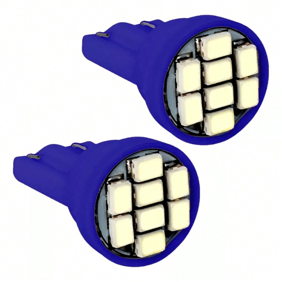 T10 8 LED 12v Lamp Unit Half Light Ceiling Trunk License Plate ...