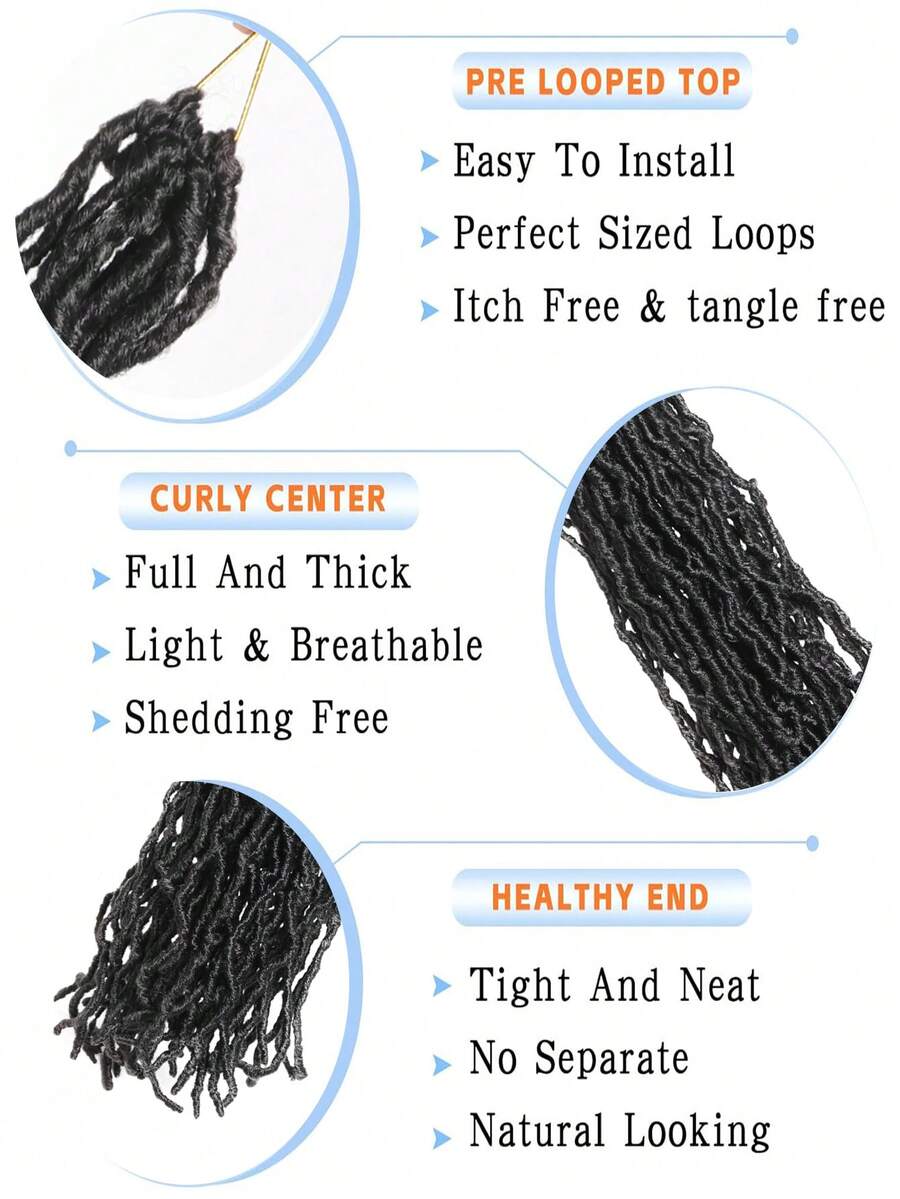 30Inches Super Long Soft Locs Crochet Hair, Pre Looped New Faux Locs ...