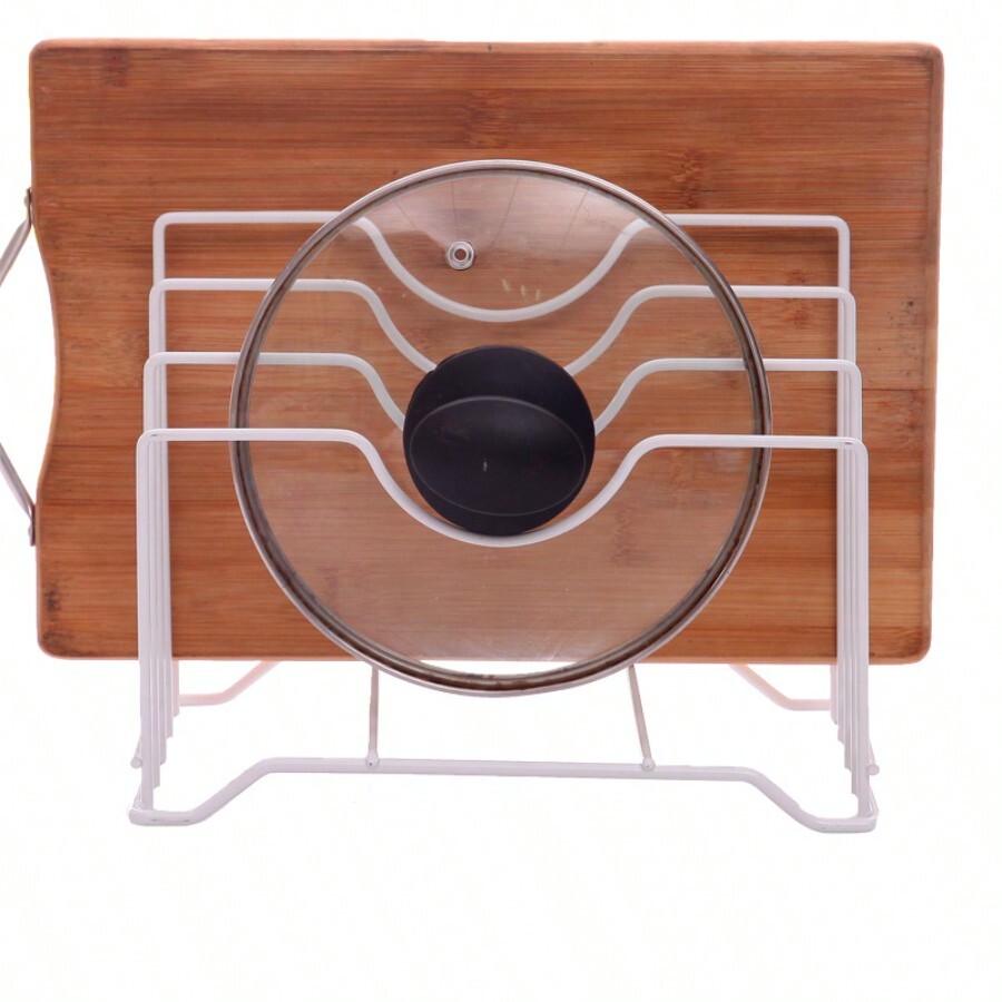 1pc Multi-Purpose Iron Mesh Cutting Board Rack, Multilayer Chopping ...