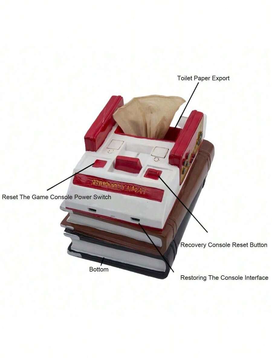 Creative Game Machine Tissue Box Nostalgic Boy Girl Room Decor Gift ...