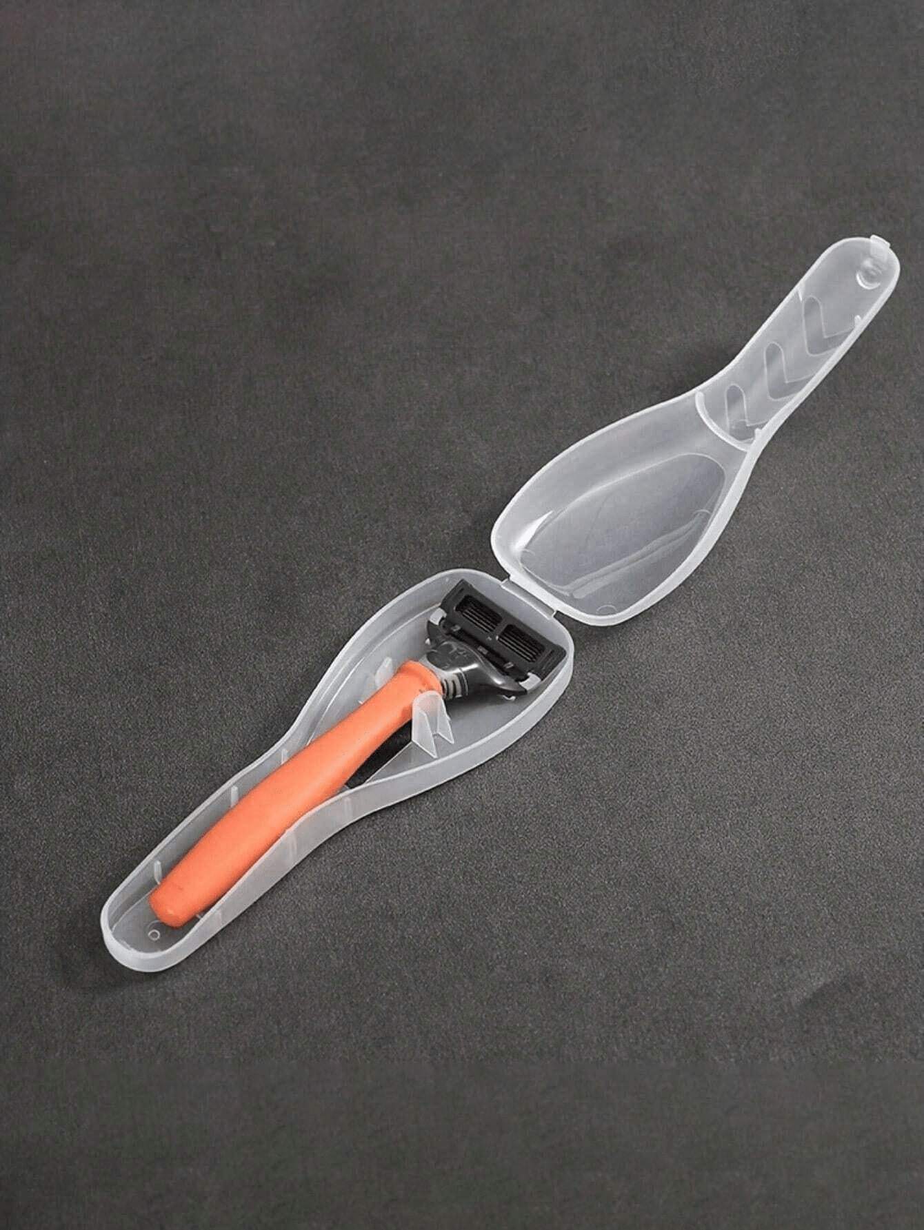 1pc Plastic Travel Razor Case Outdoor Camping Business Trip Portable ...