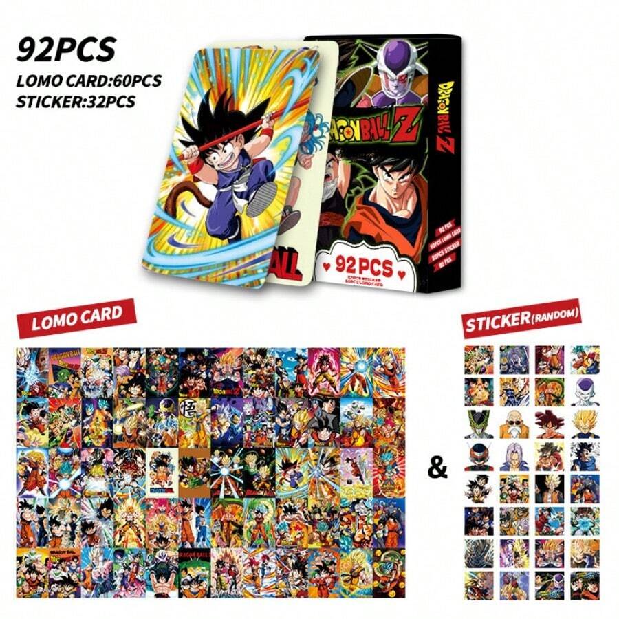 2-Sided Anime Character Themed LOMO Cards, Boxed Photo Cards | SHEIN