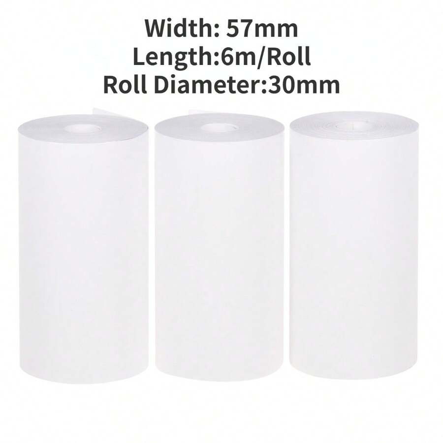 Coreless Thermal Receipt Roll 57*30 Receipt Paper 57*30Mm Printer Paper ...