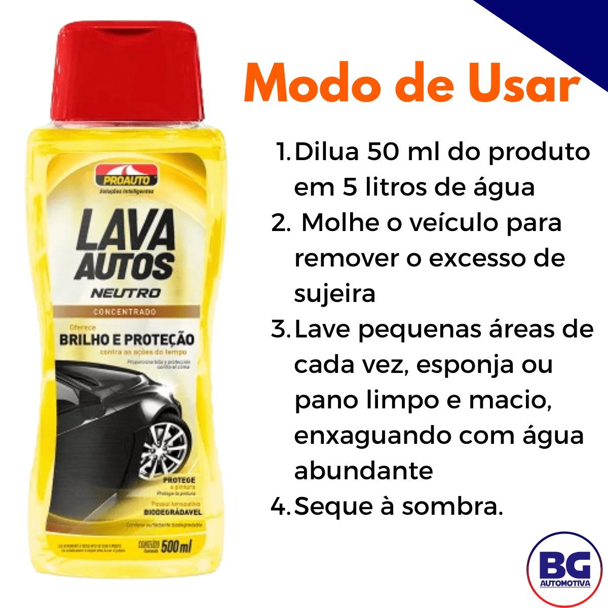 Lava Autos Classic Com Proteção Acrílica 500ml- Proauto | SHEIN Brasil