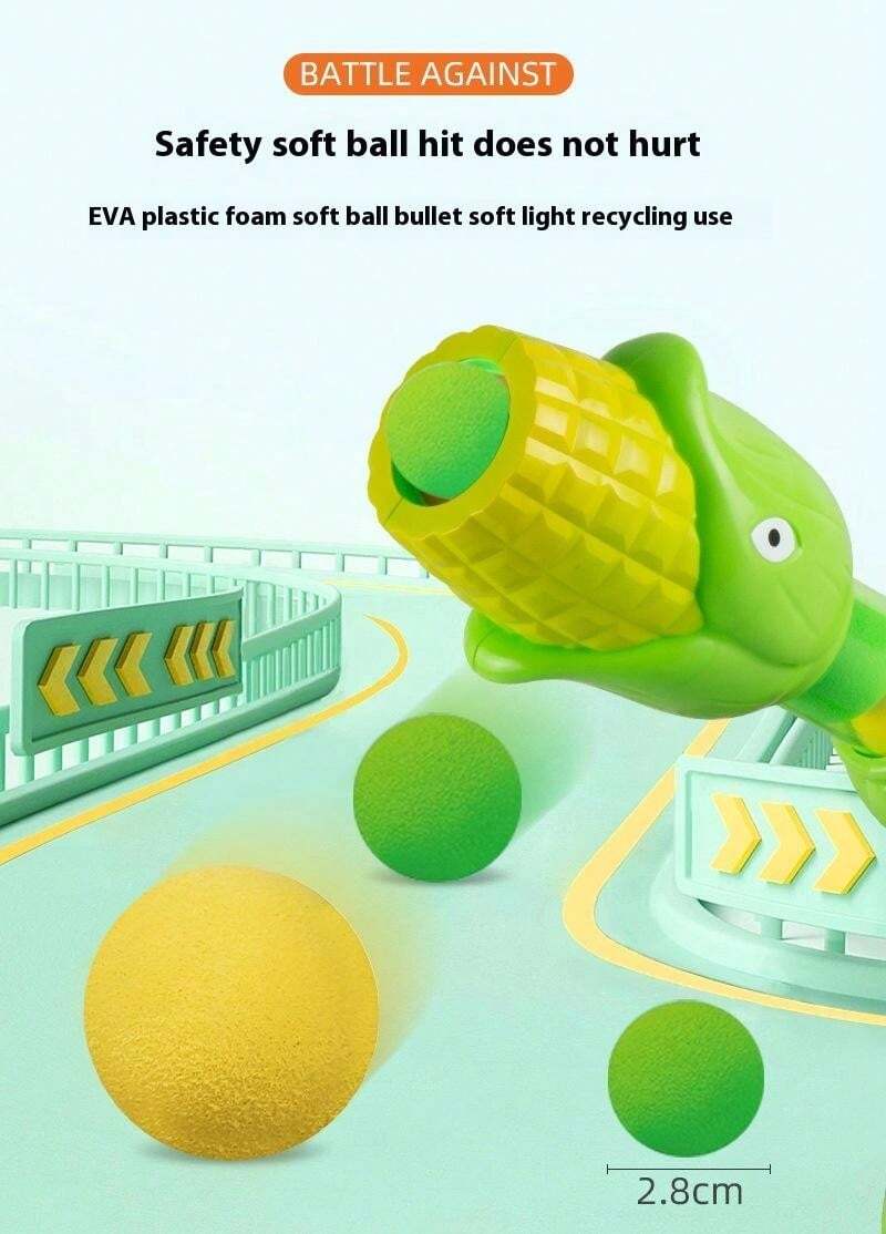 Pea Shooter Toy Gun, Air Power Soft Bullet Gun Shooting Target ...