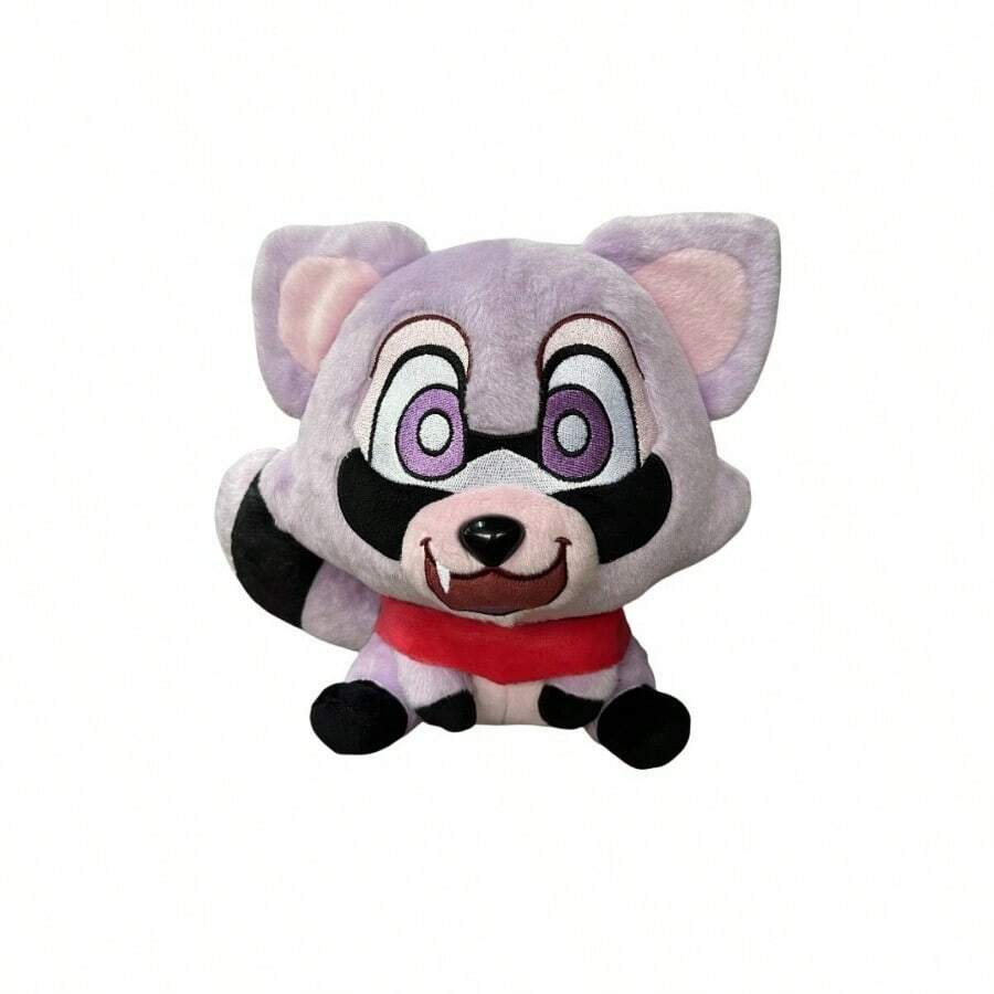 Mercancía de peluche de mapache morado lindo del juego Indigo Park ...
