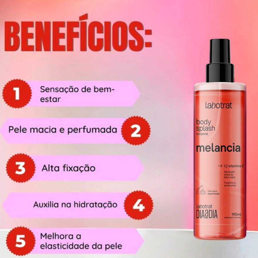 LABOTRAT BODY SPLASH MELANCIA 190ML DIA A DIA | SHEIN Brasil