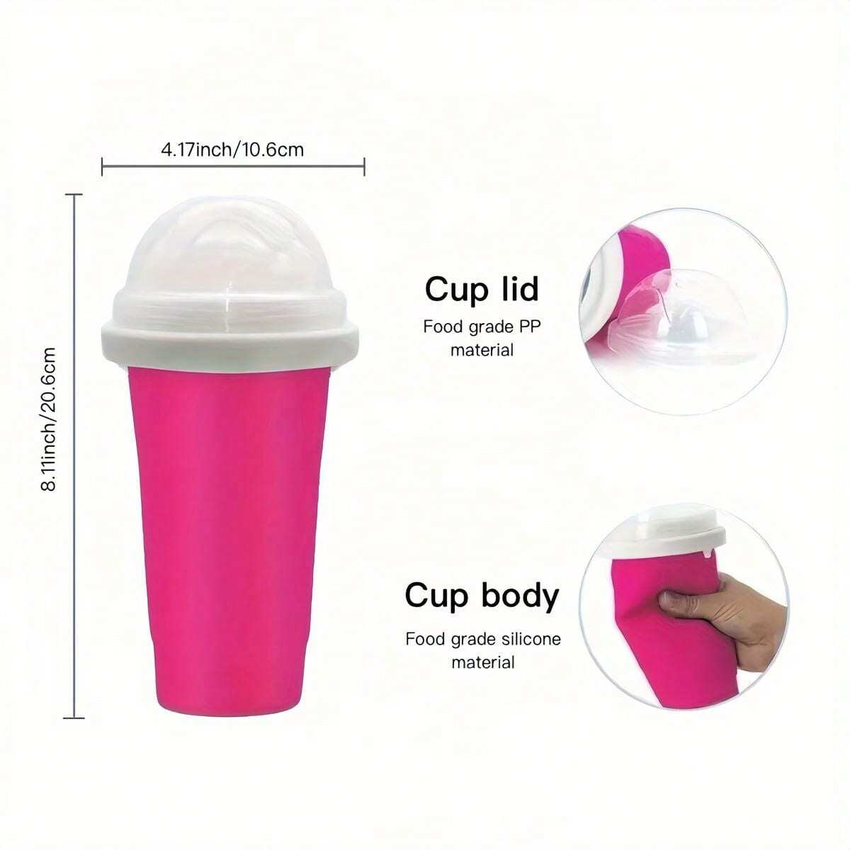 Homemade Smoothie Cup Can Be Squeezed Into An Ice Cup And Refrigerated ...
