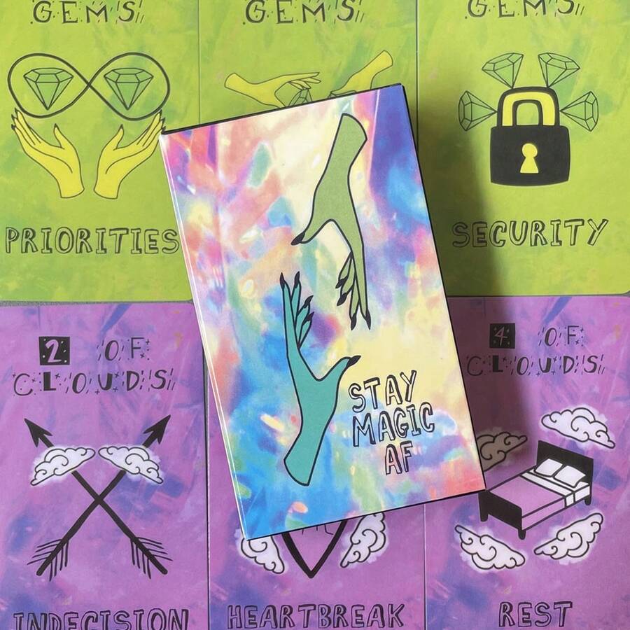 Prism Tarot Oracle Cards A 78 English Visions Divination Edition Deck ...