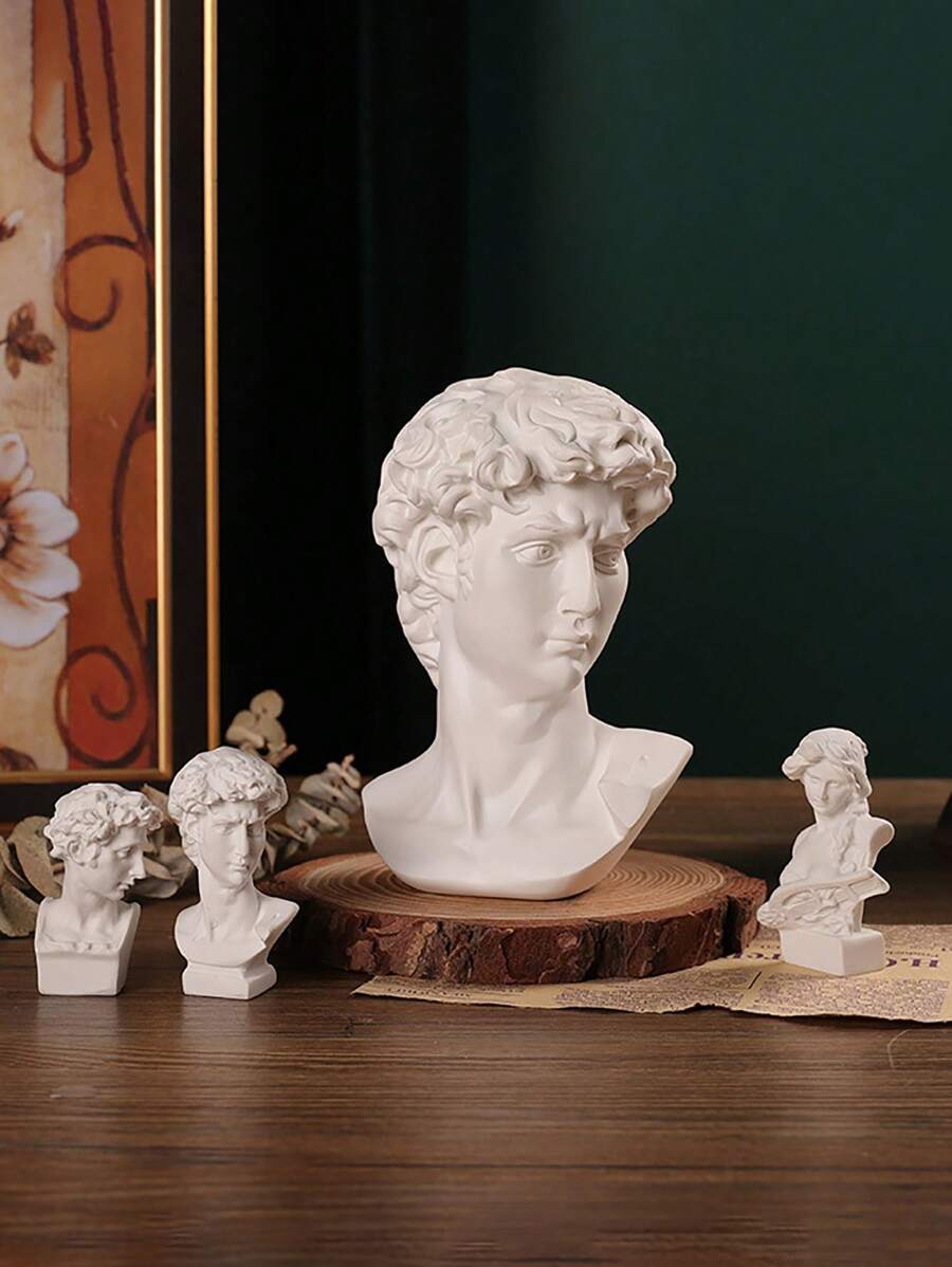 1pc Mini Resin Handmade Greek Mythology Figurine Statue, Such As Athena ...