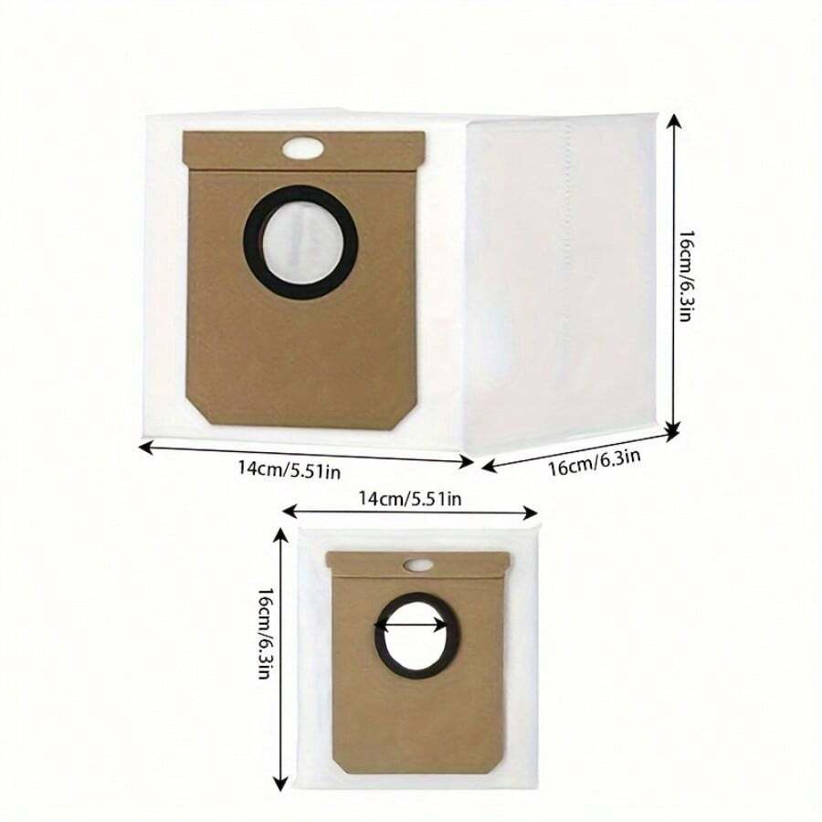 6pcs Replacement Cloth Bags For Eufy L60 SES, L50 SES & Hybrid Robot Vacuums - Compatible For ...