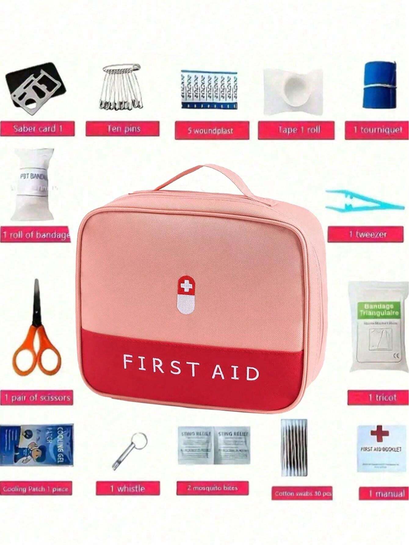 1pc Portable Weekly Medicine Organizer, Multilayer Travel Pill Box ...