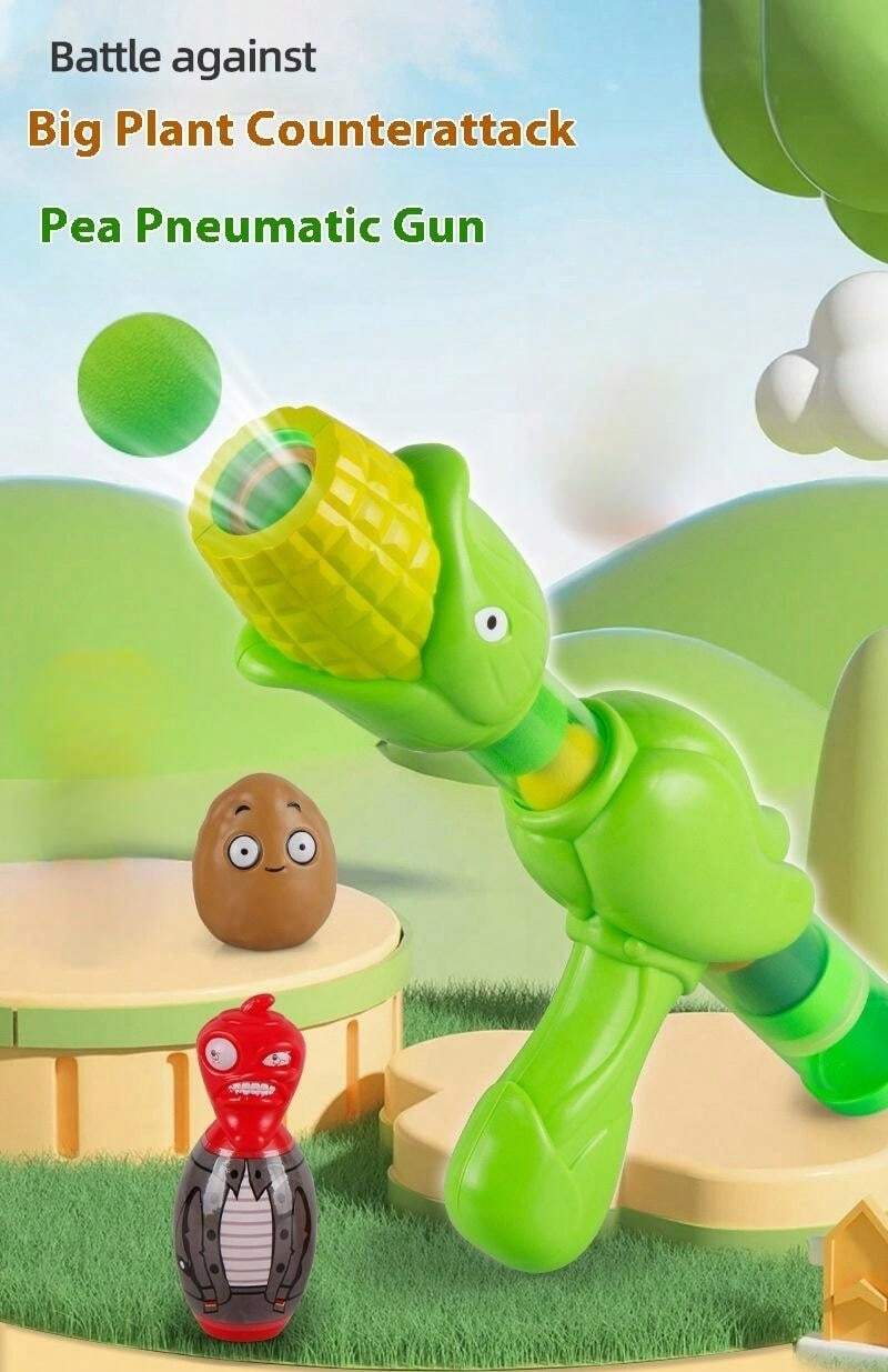 Pea Shooter Toy Gun, Air Power Soft Bullet Gun Shooting Target ...