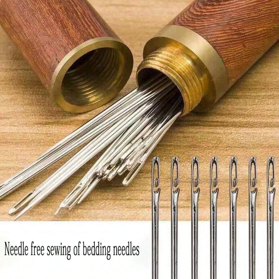 30 No Needle Threading Needles, Self-Threading Needles: Easy Side ...
