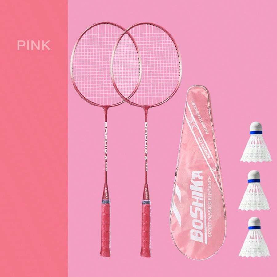 Badminton Racket Set Beginner Adult Practice Racket + Ball Set | SHEIN USA