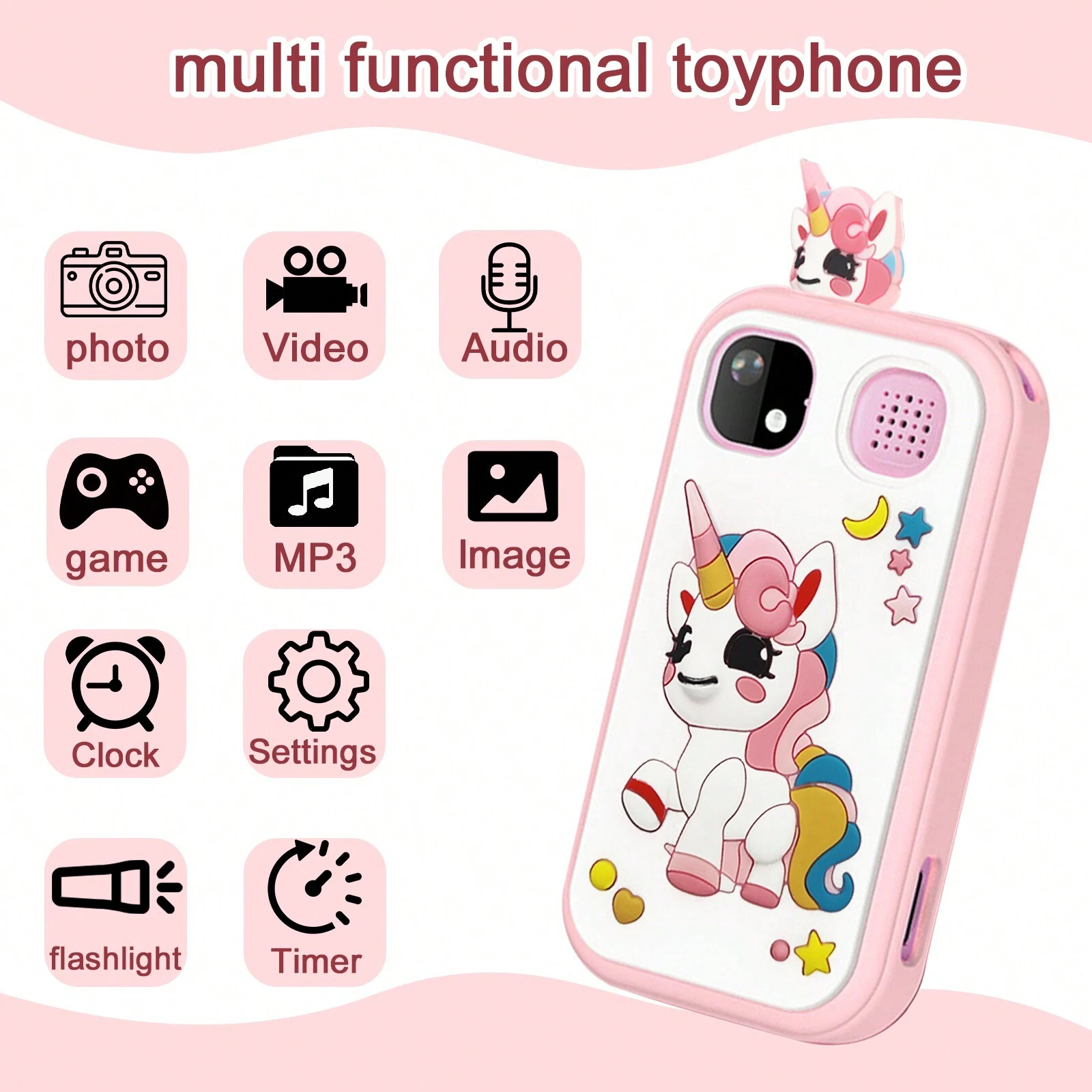 Kids Smart Phone For Girls, Christmas Birthday Gifts For Girls Age 6-12 ...
