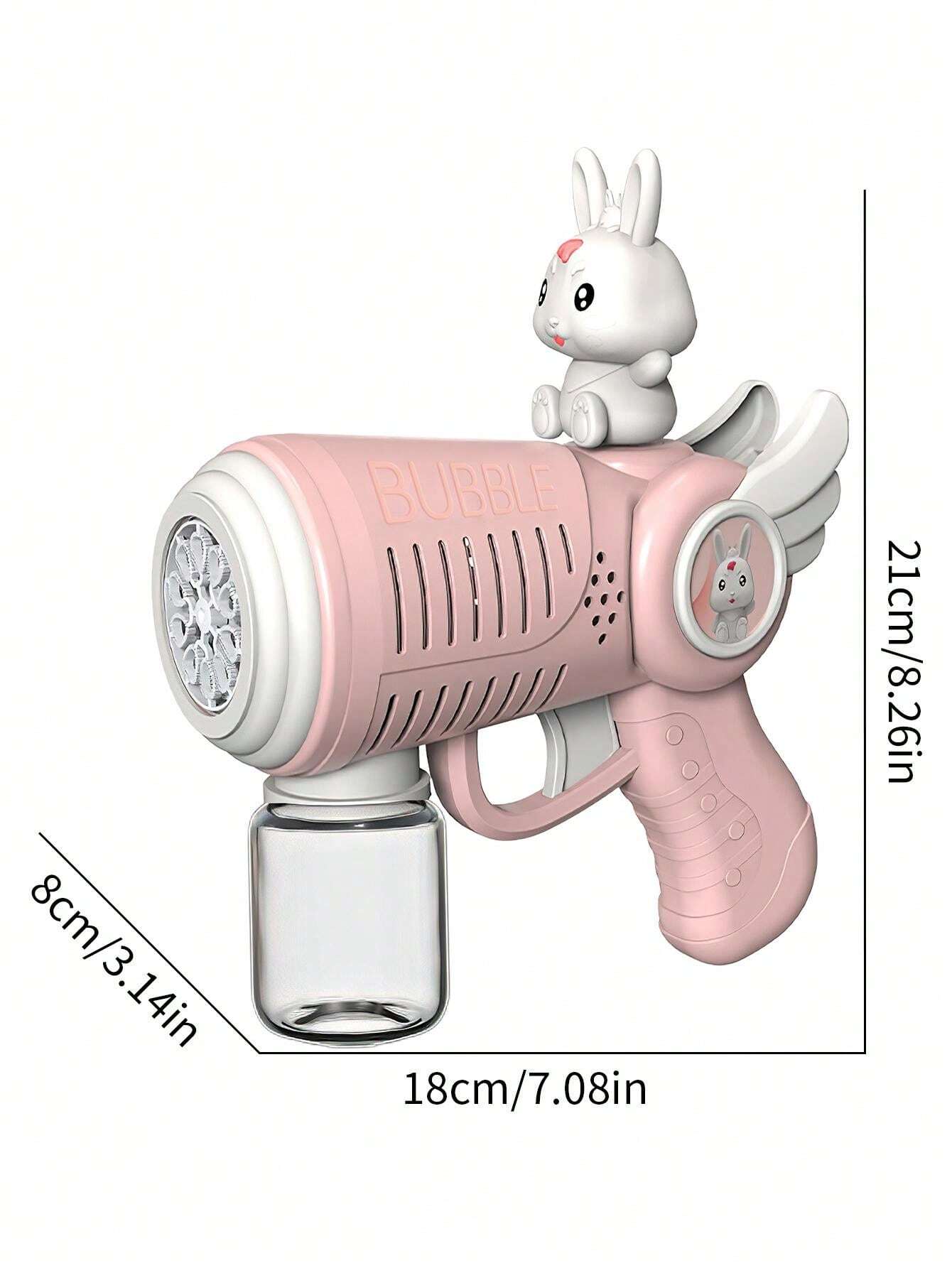 Cute Pet Bubble Gun With Multi Holes For Kids, Choices Of Duck, Bunny ...