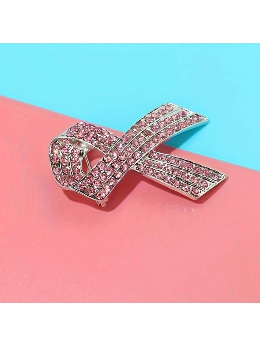 Pink Ribbon Breast Cancer Awareness Lapel Pin, Faith, Power, Hope ...