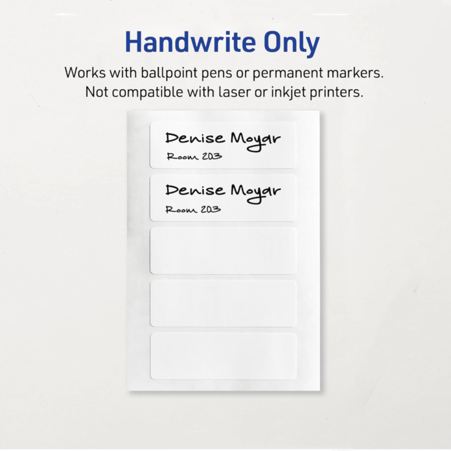 2pcs Handwritten Garment Machine Washable Peel-Off Labels, Write And ...