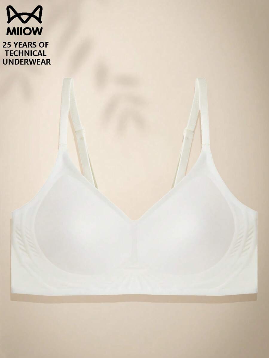 MIIOW MIIOW Women Underwear Thin Breathable Antibacterial Seamless Lift And Support Bra, For ...