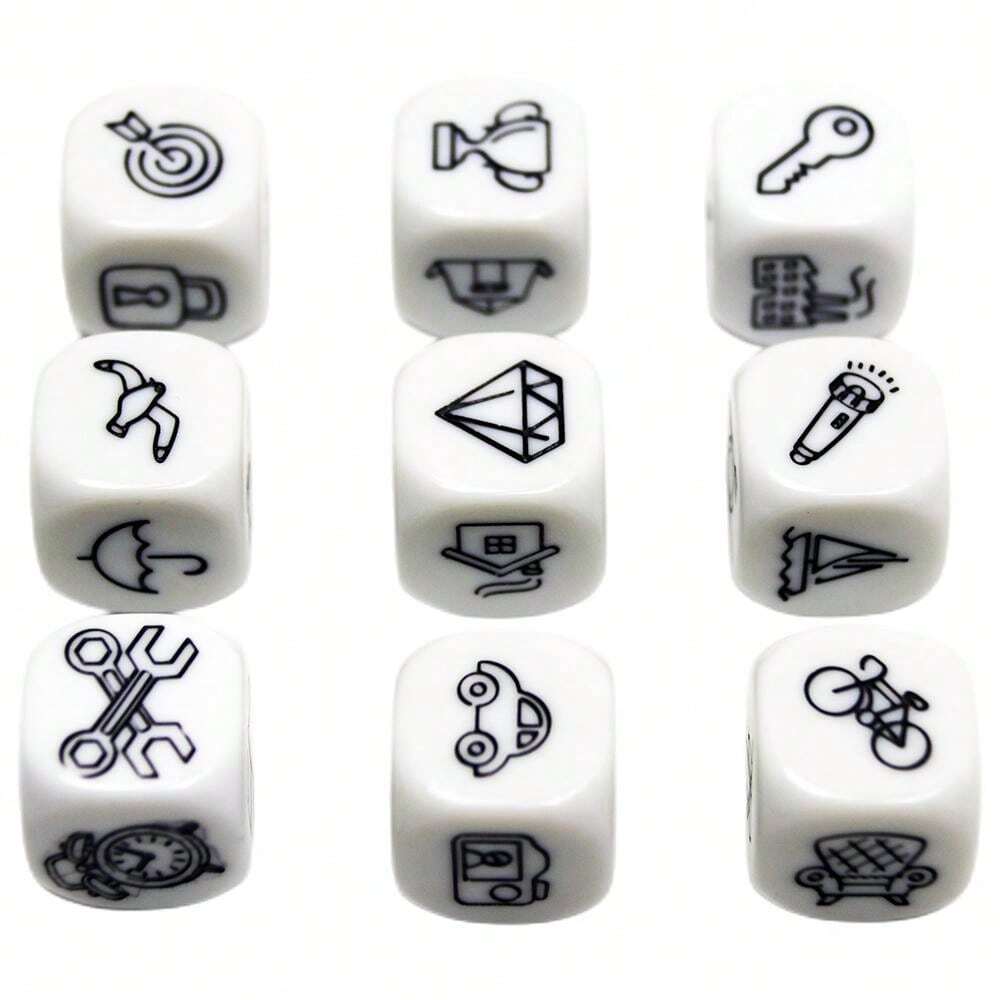 20mm Story Game Dice D6 Puzzle Game Dice Telling Funny Story With ...