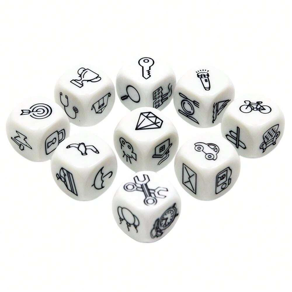 20mm Story Game Dice D6 Puzzle Game Dice Telling Funny Story With ...