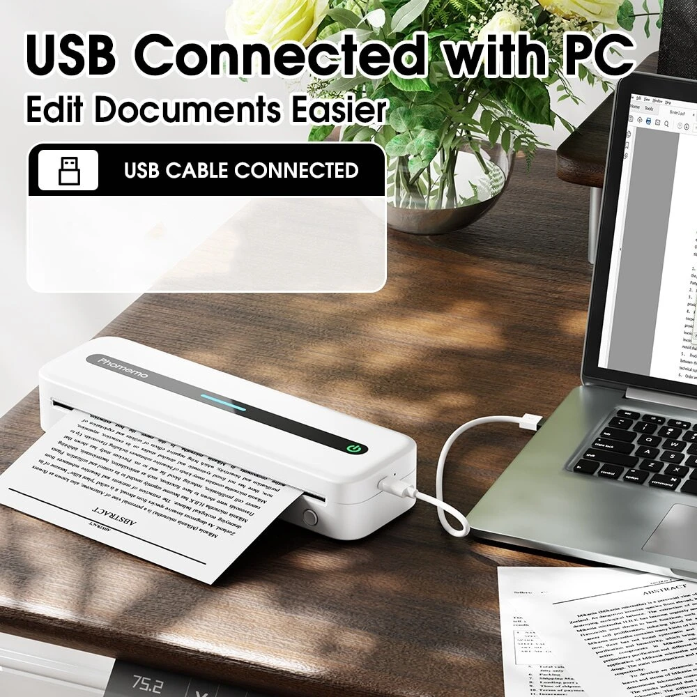 Phomemo Phomemo 1pc M832 Portable Printers- Wireless For Travel ...