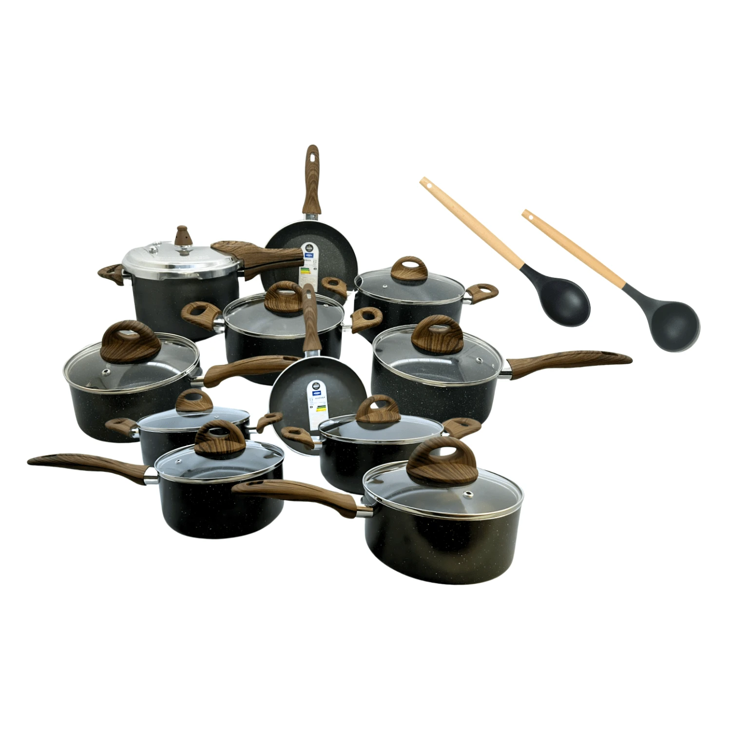 Brinox Jogo De Panelas Antiaderente Fogão Indução Kit 8 Peças Conjunto ...