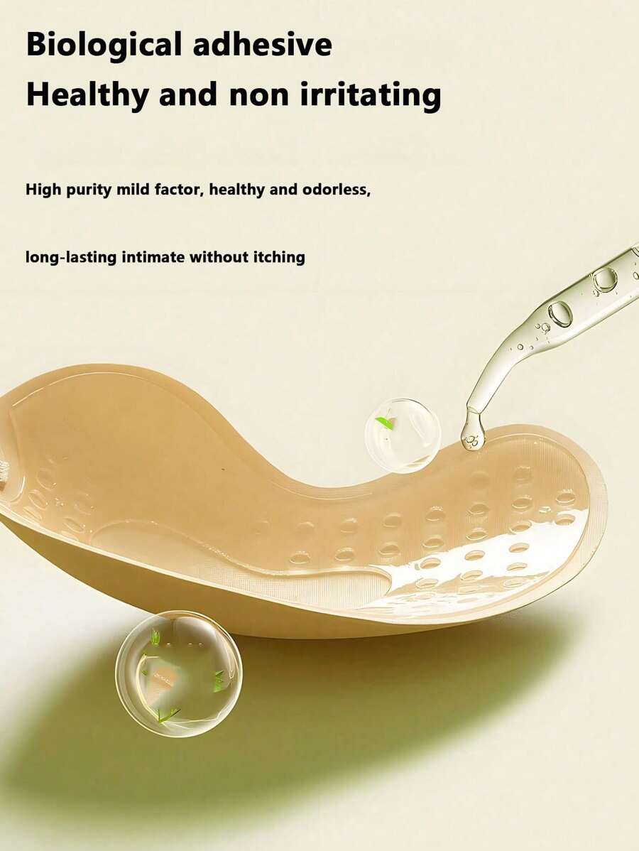 2pairs Invisible Push Up Sticky Bra Women Backless Strapless Bra ...