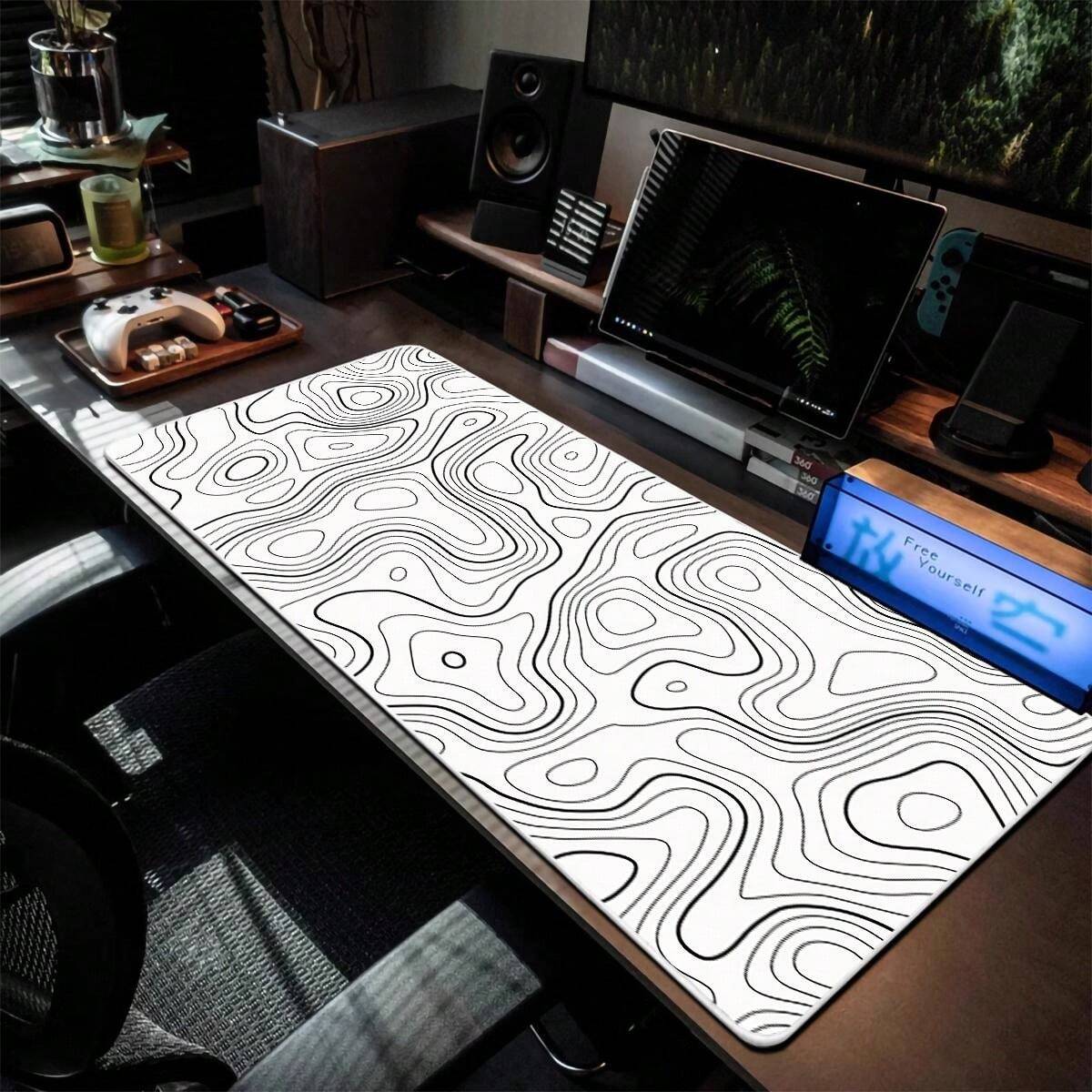 Contour Large Gaming Mouse Pad, Computer Laptop Pad, Office Gaming ...