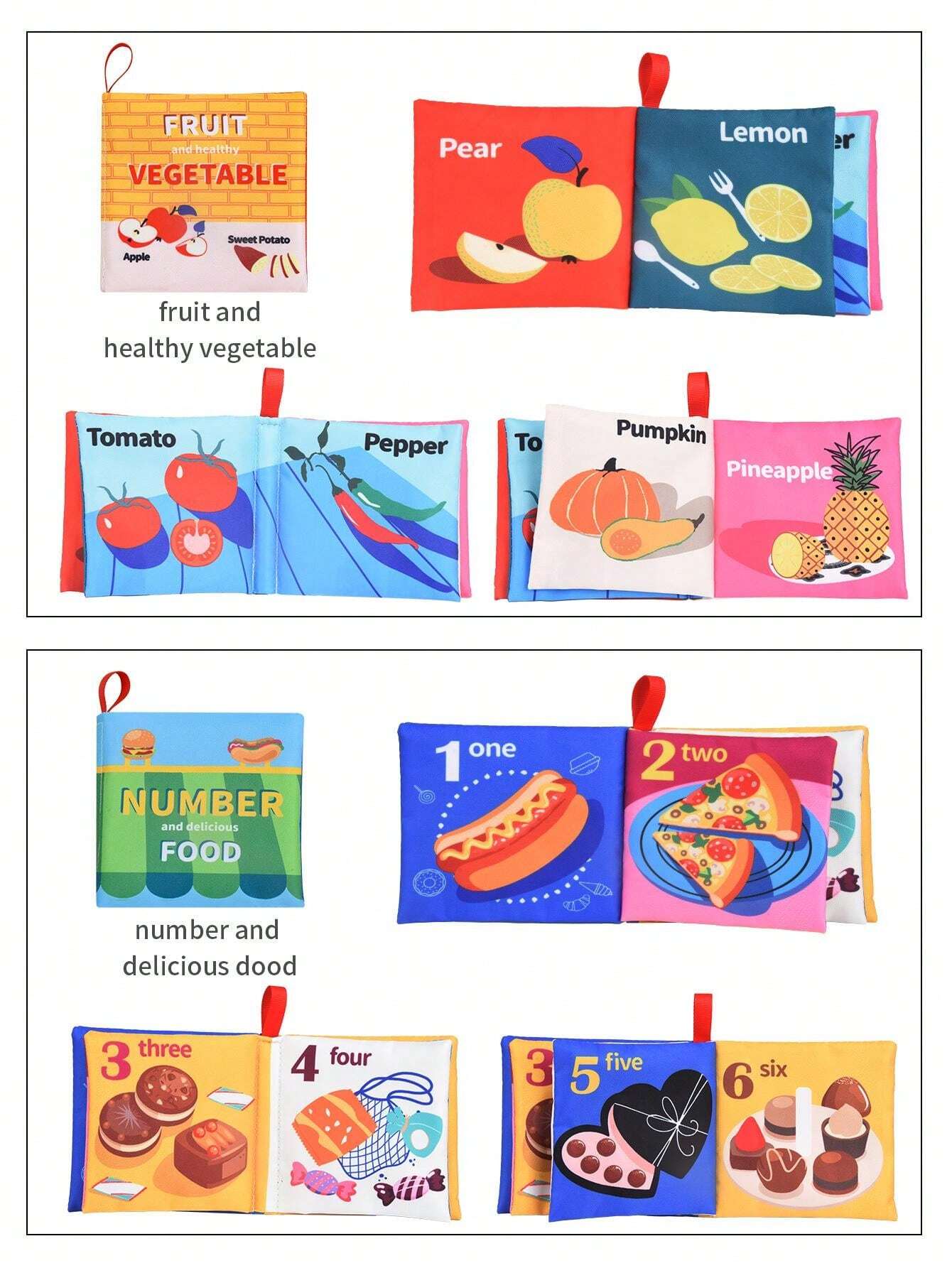 1pc Cloth Book, Early Education Toys For Infants & Toddlers, Safe ...