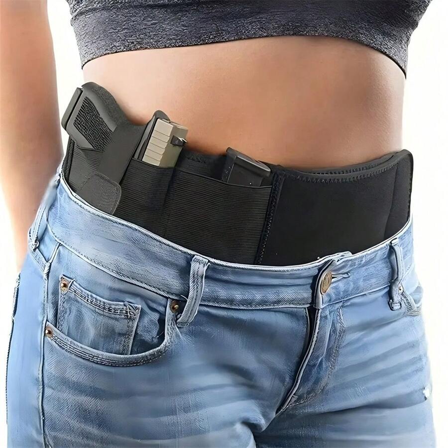 Cinto de Barriga Holster para Homens e Mulheres - Coldre de Arma da Marca Fits Smith and Wesson ...