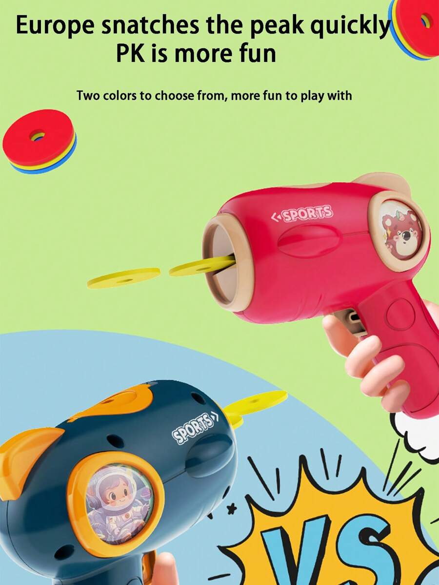 Handheld UFO Gun Bear Outdoor Shooting Gun UFO Flying Disc Interaction ...