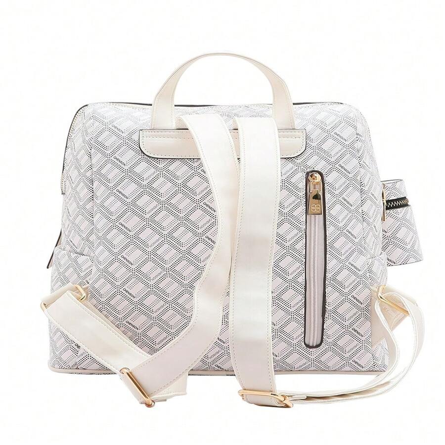 Chenson Women's Backpack Bag With Original Dotted Monogram Back | SHEIN USA