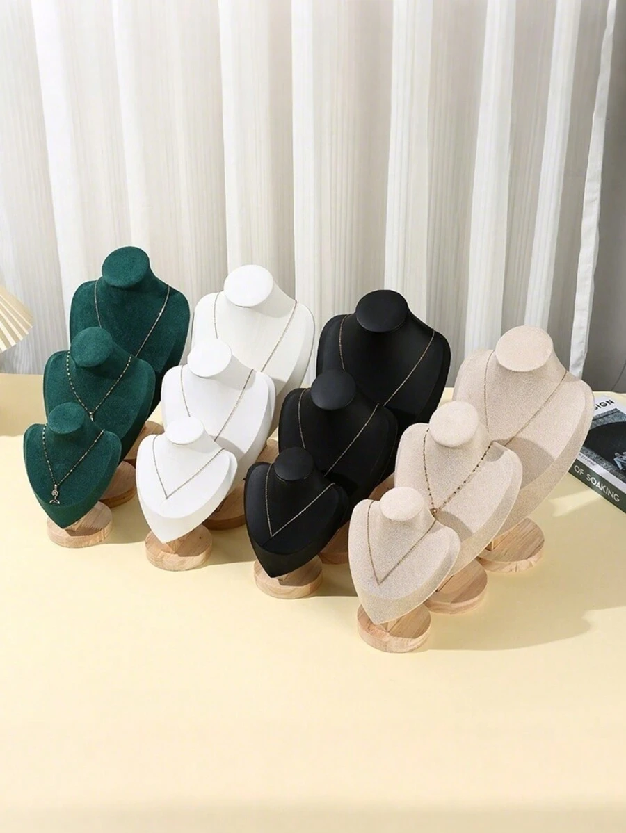 Wooden Human Figure Jewelry Stand, Necklace Display Rack, Jewelry Shop ...