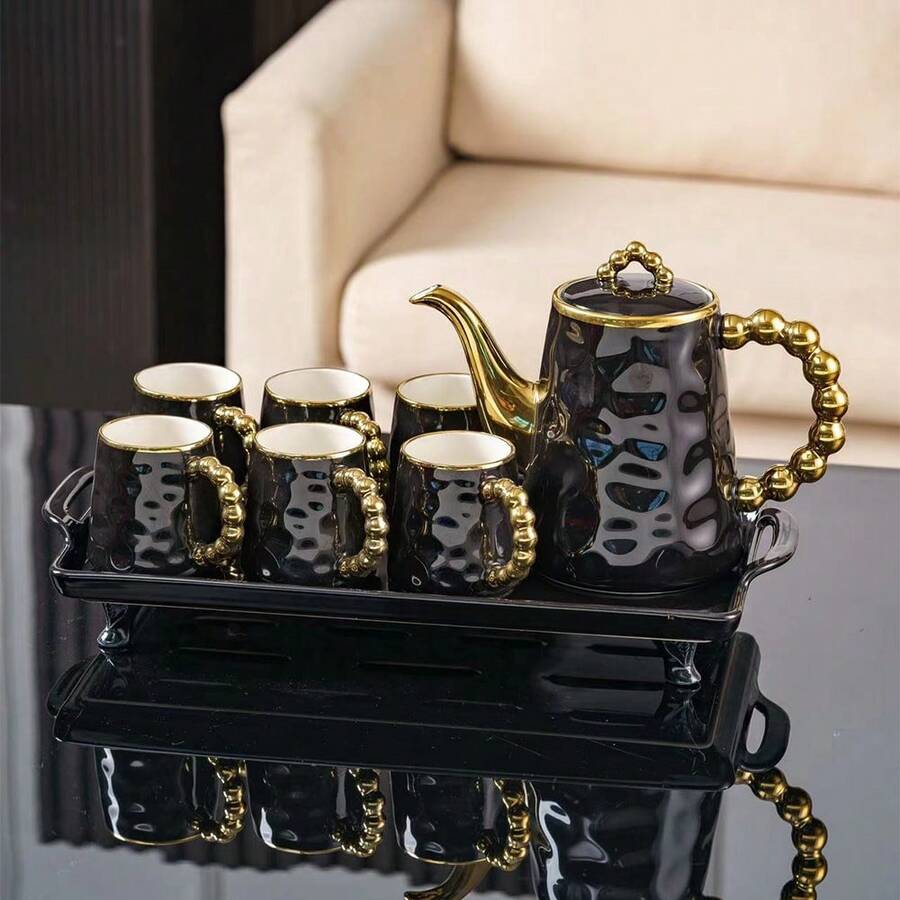 Set da tè con decorazione di perle, set per tè del pomeriggio, set per ...