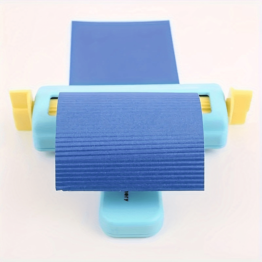 Blue Rolling Embossing Tool, Cordless Wave Shaped Crimper For Paper ...